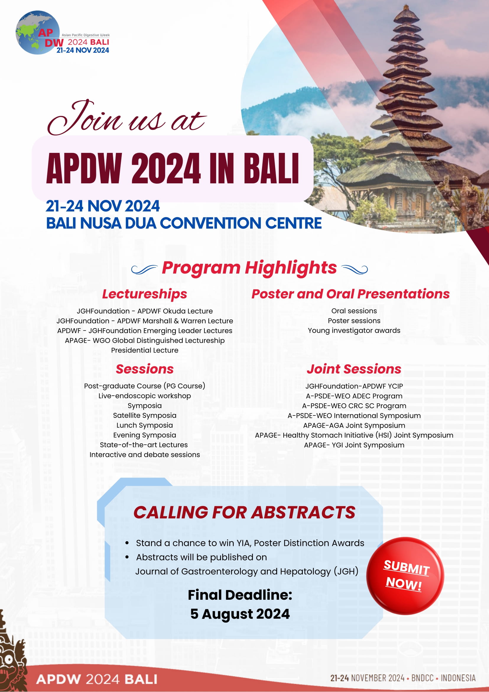 Asia Pacific Digestive Week (APDW) 2024 – pbpgigastro.com